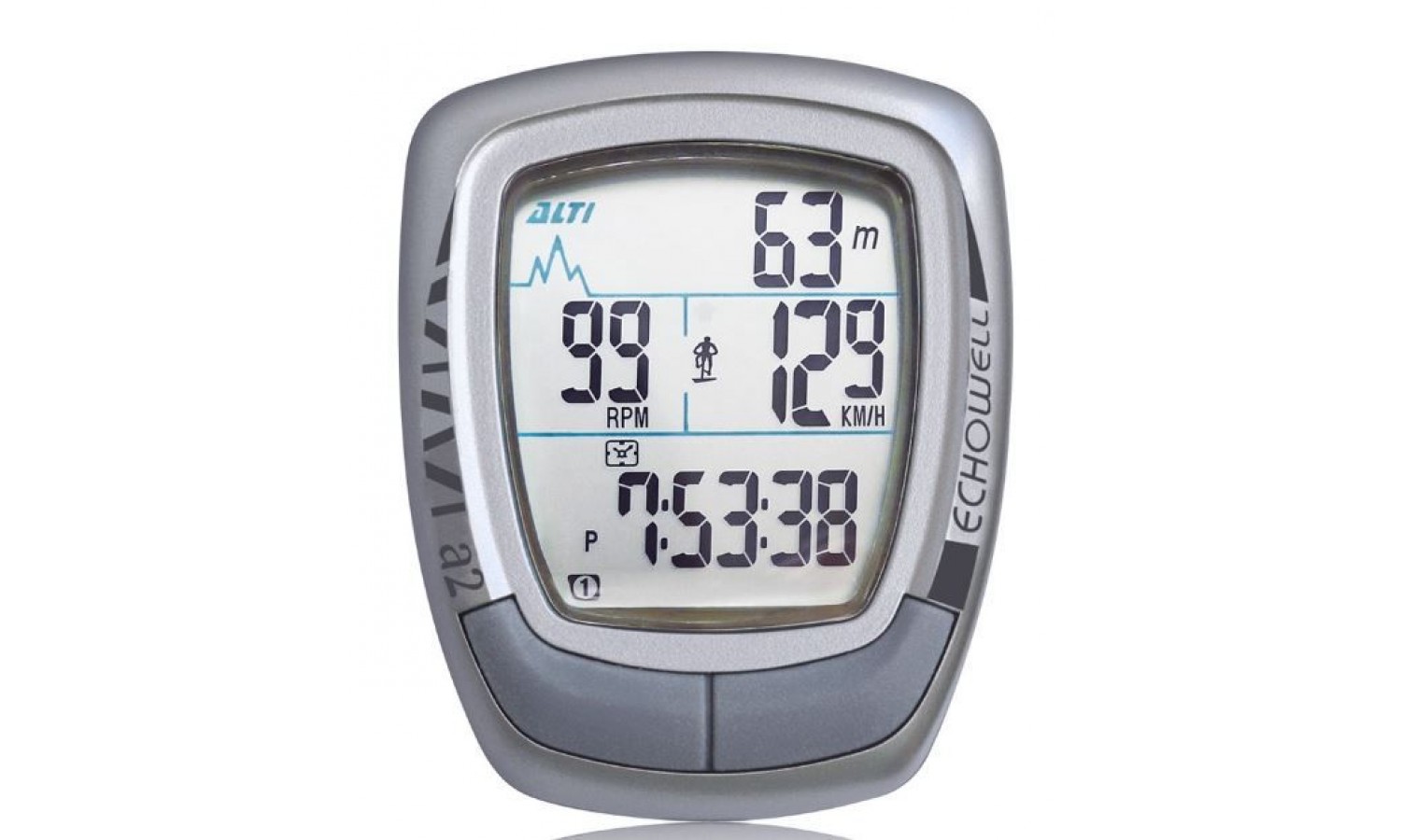 Echowell ECA2 25 Fonk Kablosuz Cadance Işık Km Saati