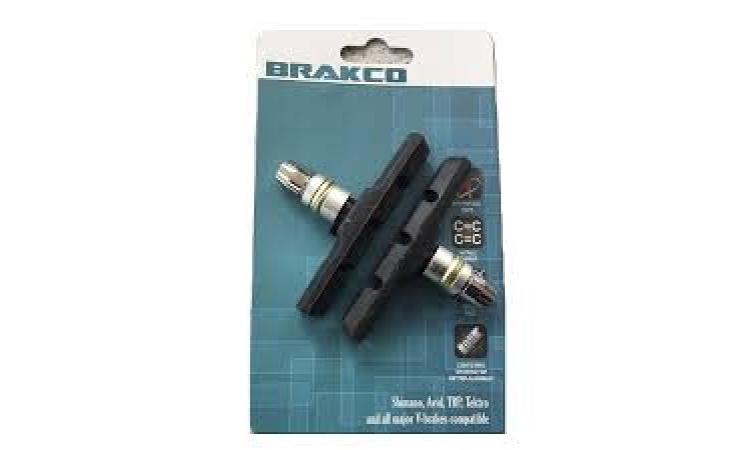 Bracko Asimetrik Bisiklet Fren Pabucu 72mm - Martı Bisiklet